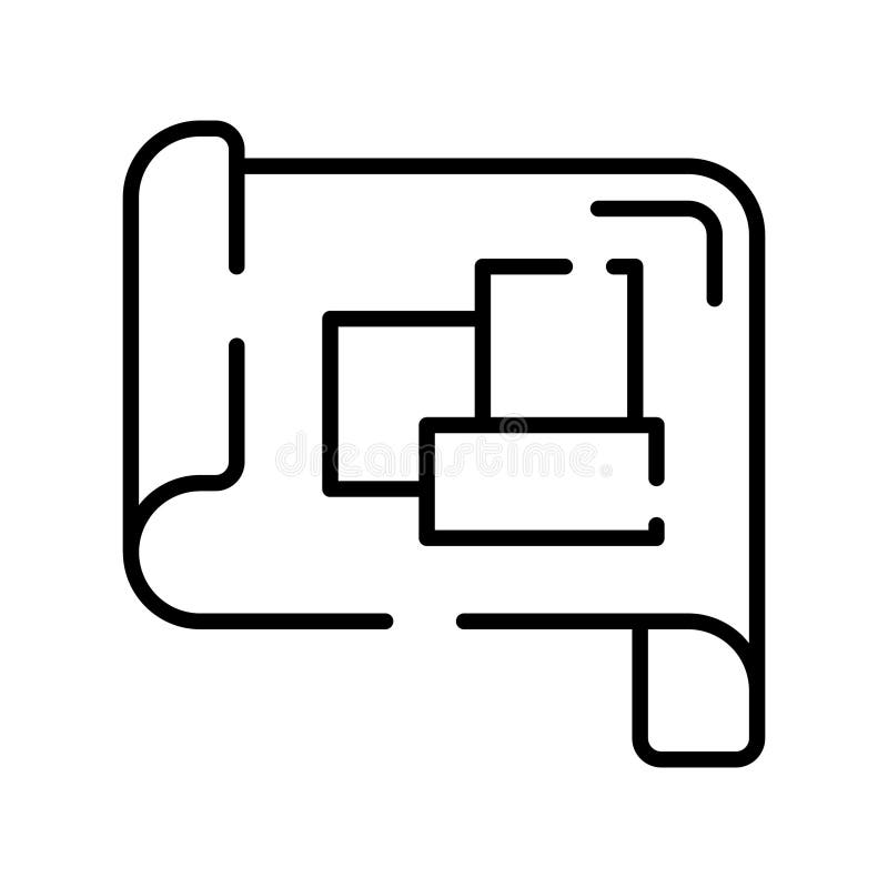 Look at this Amazing Icon of Architectural Plan, Trendy Icon of House ...