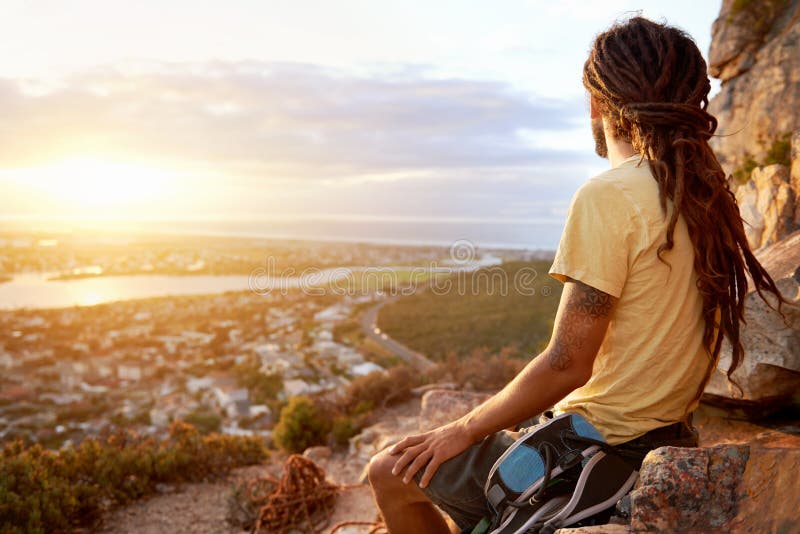 Look at that Beautiful View Stock Photo - Image of holiday, adventure ...