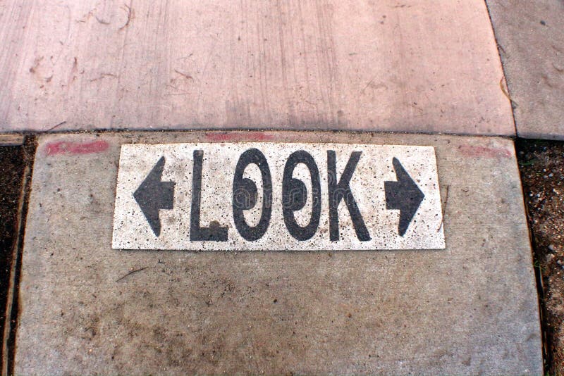 Look stock image. Image of ways, sign, ground, road, look - 48042157