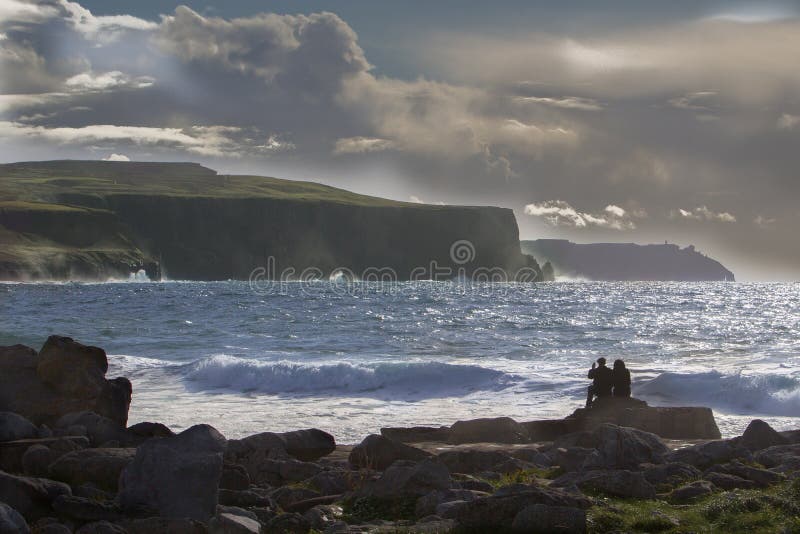Look at the cliffs stock image. Image of happiness, look - 48618085
