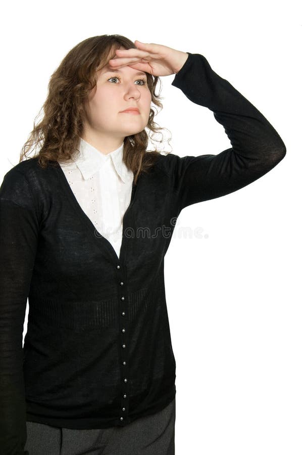 Look into the distance stock photo. Image of collar, beauty - 12901620