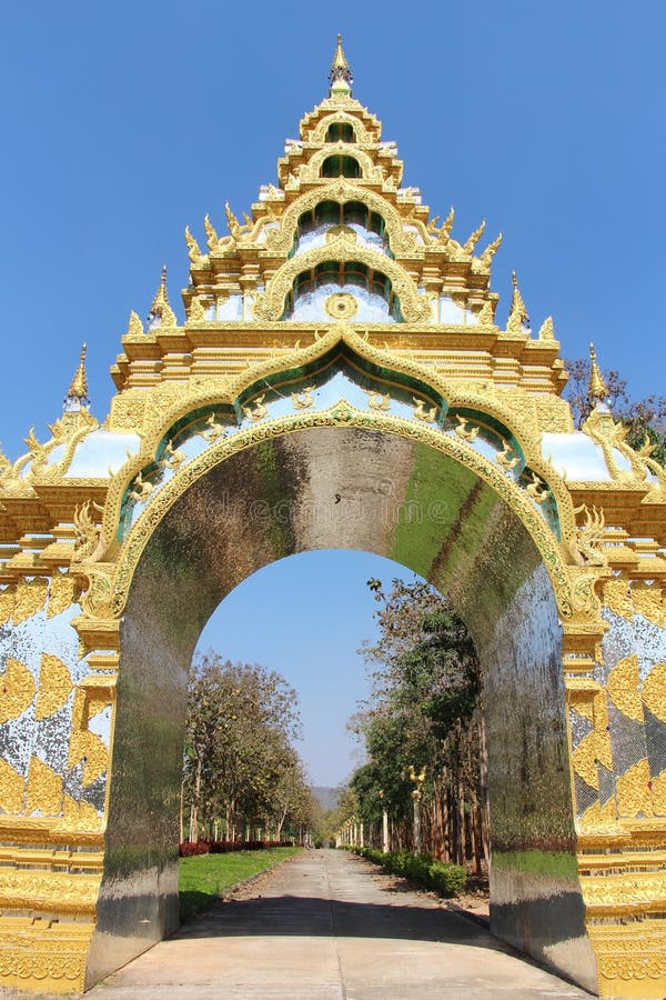 Look on Golden Gate To the Park in India Stock Image - Image of ...