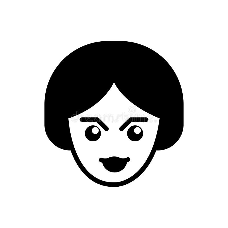 Black Solid Icon for Look, See and View Stock Vector - Illustration of ...