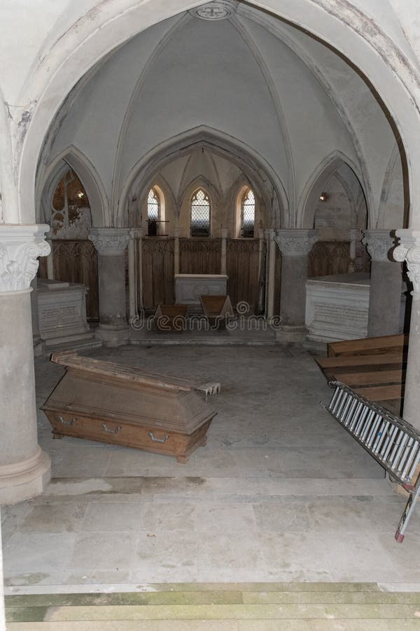 View Inside an Old Mausoleum Editorial Image - Image of ancient, europe ...
