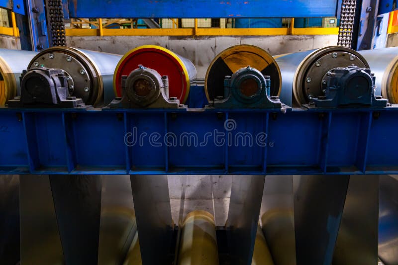 Industry in Motion: Metal Coating Mastery at a Russian Facility Stock ...