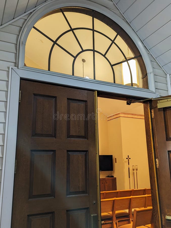 Old church doors stock image. Image of window, doors - 262271855