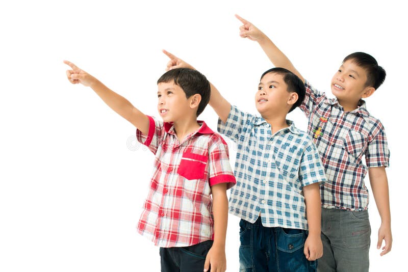 Little Kid Pointing Something Interesting Stock Photos - Free & Royalty ...