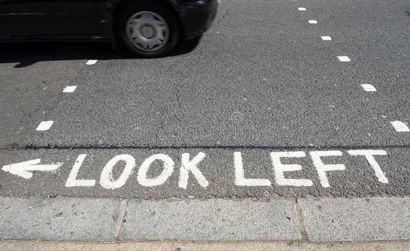 Look left in London stock image. Image of retro, look - 43929359