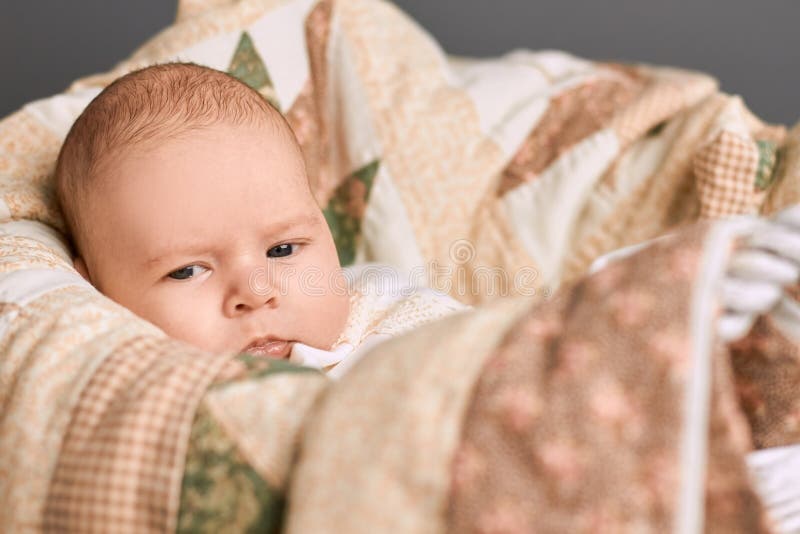 Look of little kid. stock image. Image of innocence, care - 95786177