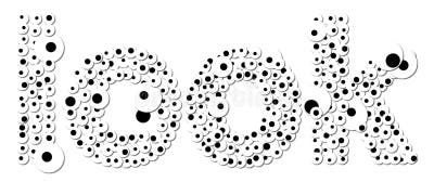 Eyes Word Look Stock Illustrations – 226 Eyes Word Look Stock ...