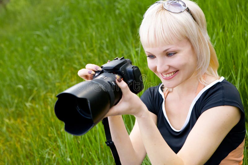 Look at me, please! stock photo. Image of happy, camera - 5136450