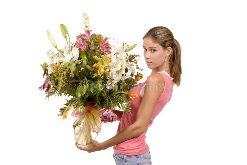 Look at my flowers! stock photo. Image of silk, beautiful - 872536