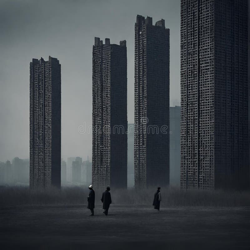 Look Over Tall Building Windows - 1 Stock Illustration - Illustration ...