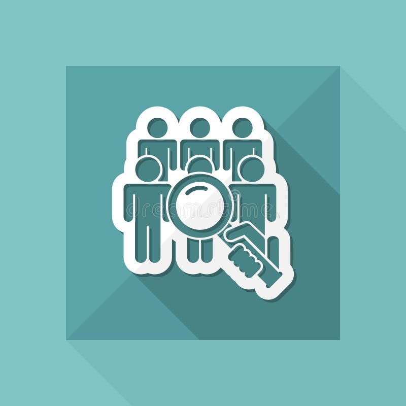 Look for person stock vector. Illustration of investigation - 119148231