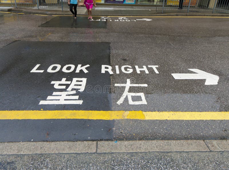 Look right sign stock image. Image of crossing, arrow - 25738799