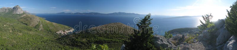 Look from Rilic stock image. Image of shore, biokovo - 11677545