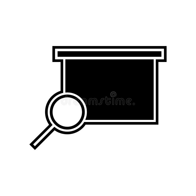 Look Screen Icon. Element of Logistics for Mobile Concept and Web Apps ...