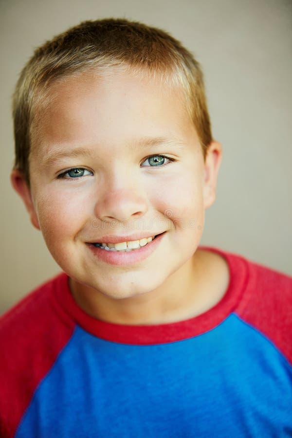 Look at that Smile. Studio Portrait of a Young Boy Giving You a Big ...