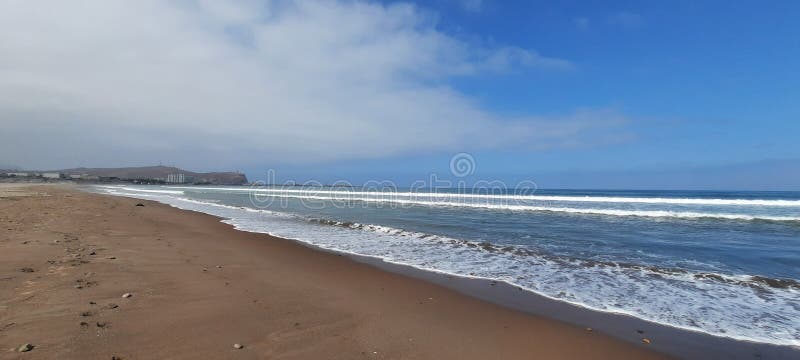 Look Sunset Beach Sea Nature Enjoy Lifetime Stock Photo - Image of ...