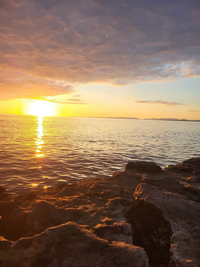 Look at sunset stock photo. Image of sunrise, horizon - 321075956