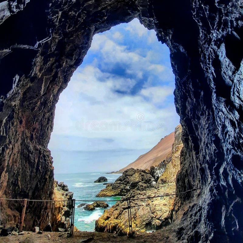 Look Surf Beach Sea Sunset Mountains Stock Image - Image of shore ...