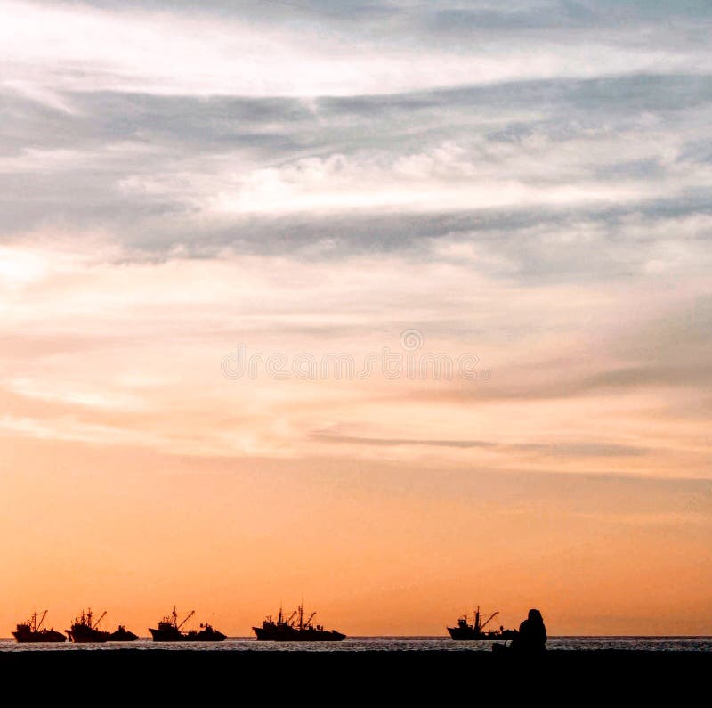 Look Surf Blue Sunset Sea Nature Stock Image - Image of plain, morning ...