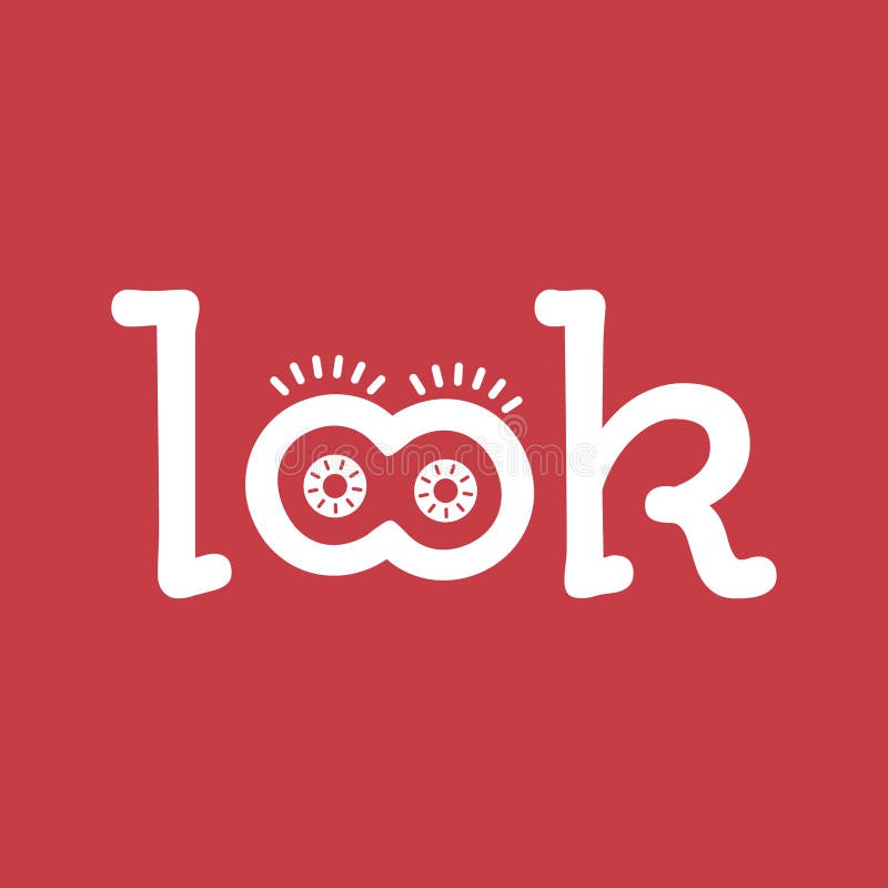 Word Look Eyes Stock Illustrations – 230 Word Look Eyes Stock ...
