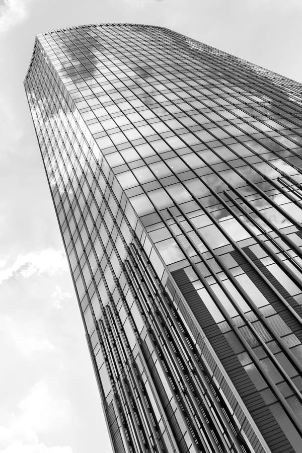 Look-up View of Tall Building Stock Image - Image of building, conical ...