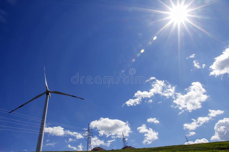Look Up and See the Blue Sky and Solar Rays Stock Photo - Image of ...