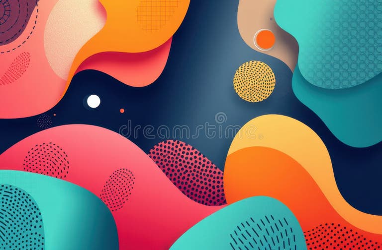 Looking at an Abstract Background Design Made of Different Colors at 8 ...