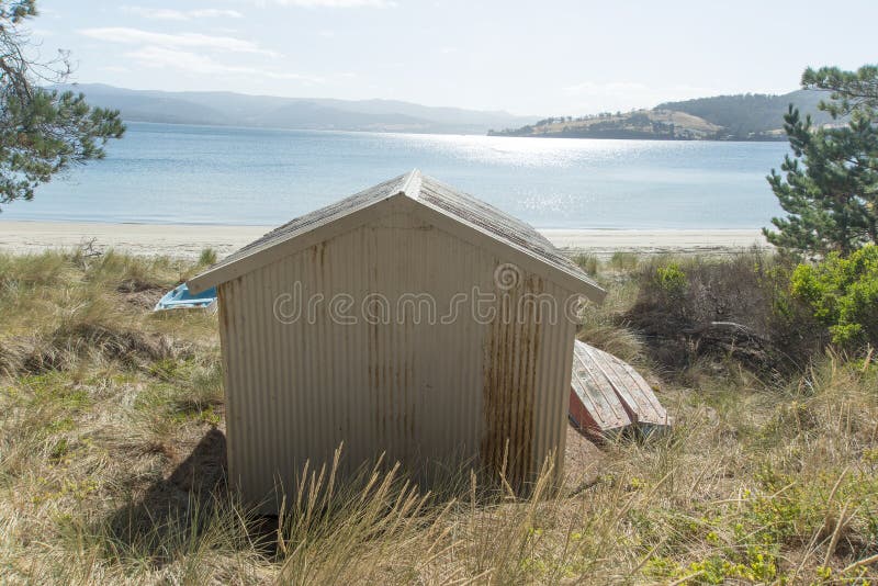 Looking Across the Bay at Dennes Point Bruny Island Stock Photo - Image ...
