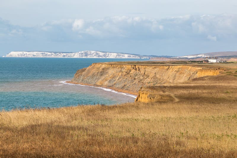 Isle Of Wight Coastal Landscape Stock Image Image Of Europe Late