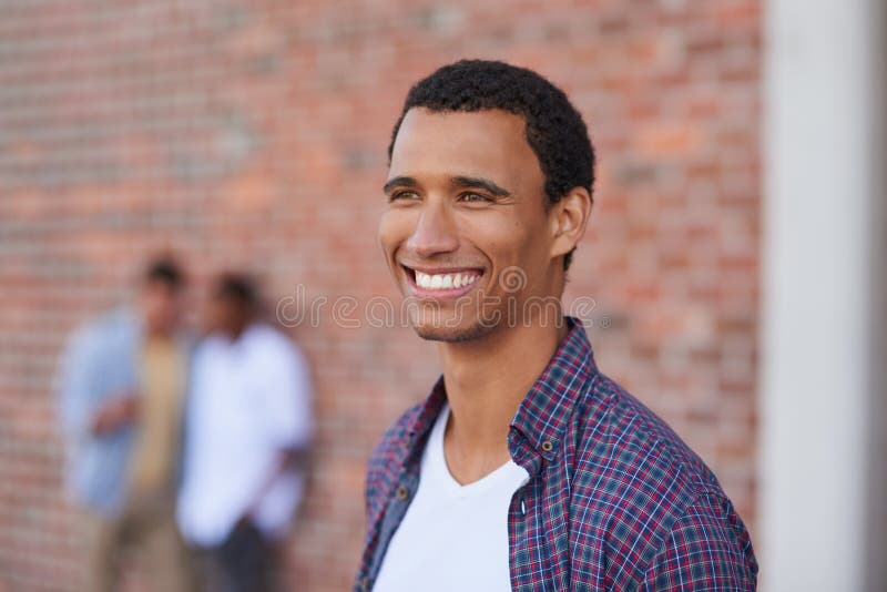Looking Ahead To a Bright Future. Portrait of a University Student on ...