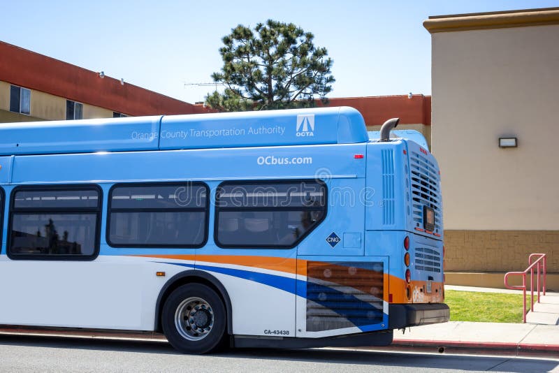 OCTA bus transit editorial stock photo. Image of easy - 156792858