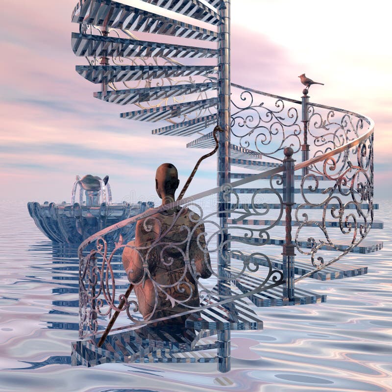 Looking Back Past Stock Illustrations – 32 Looking Back Past Stock ...