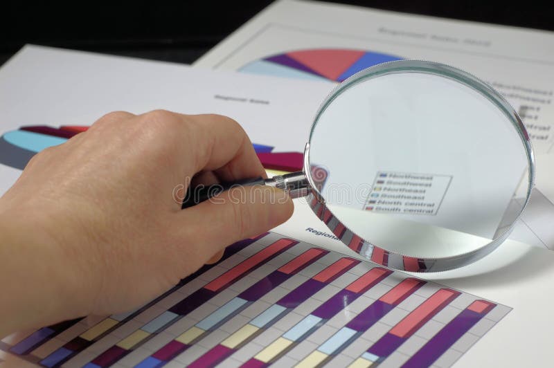 Looking for bottom line stock image. Image of magnify - 13275435