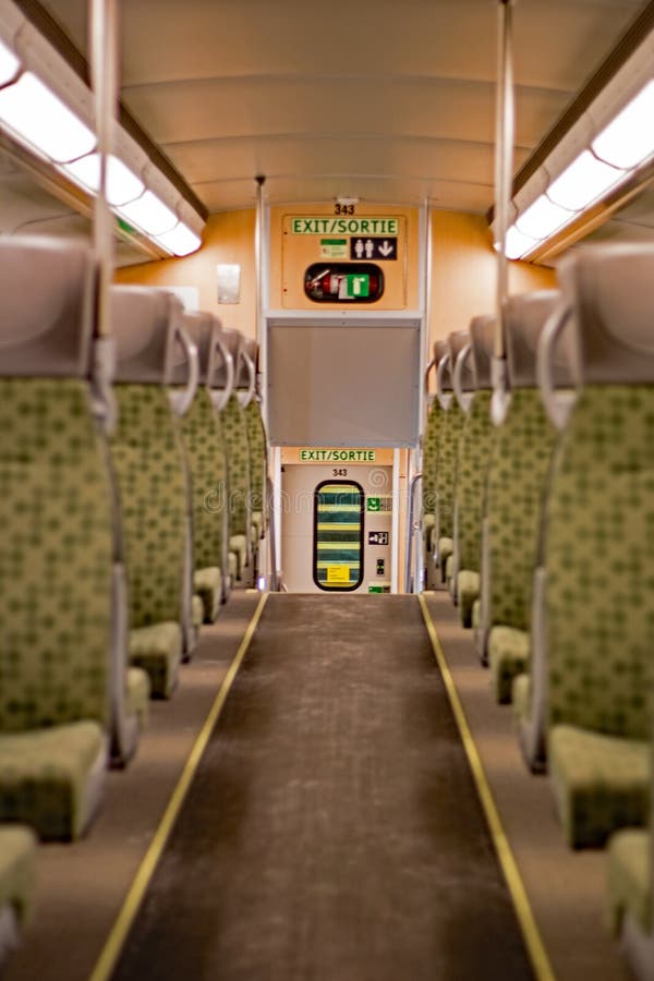 Inside commuter train stock photo. Image of transportation - 35236790