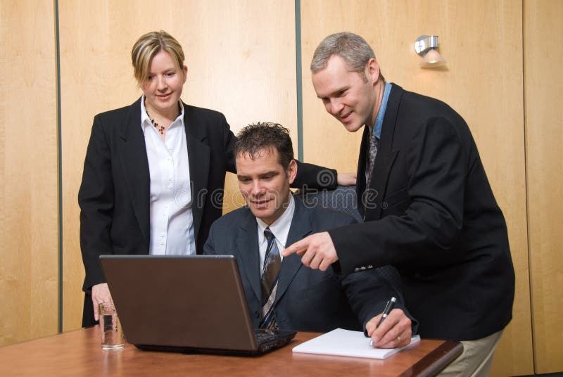 Looking at data stock photo. Image of conference, business - 2199084