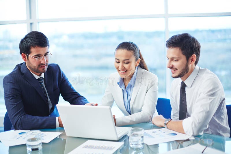 Looking at data stock photo. Image of laptop, women, data - 66398296