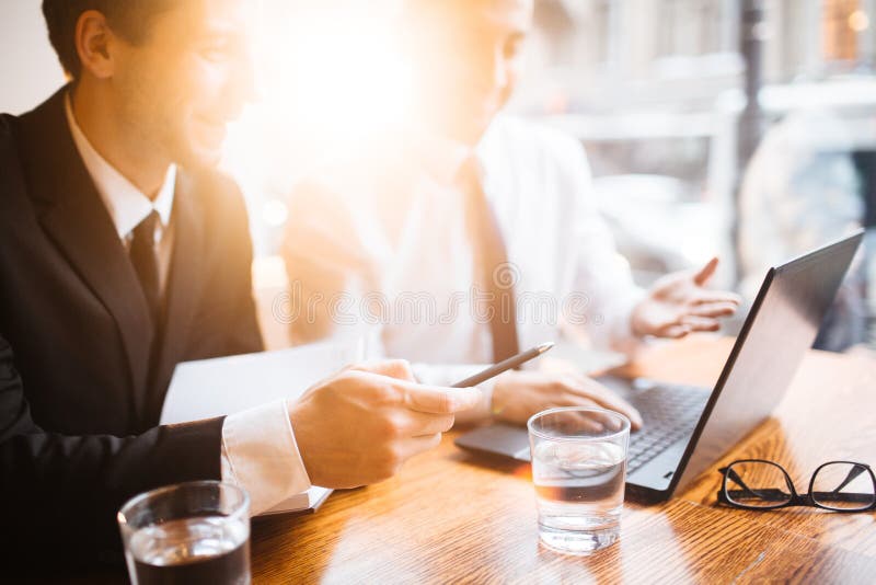 Looking for data stock image. Image of businessman, teamwork - 82535195