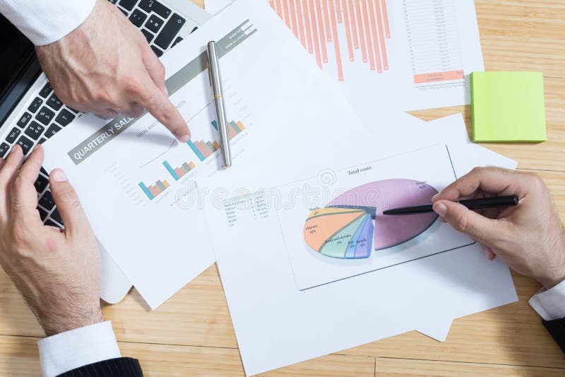 Looking at diagram stock image. Image of economics, financial - 56577411