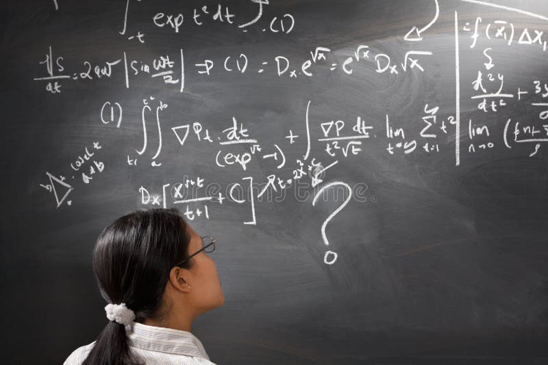 Looking at Difficult Complex Equation Stock Image - Image of blackboard ... Looking at Difficult Complex Equation Stock Image - Image of blackboard ...