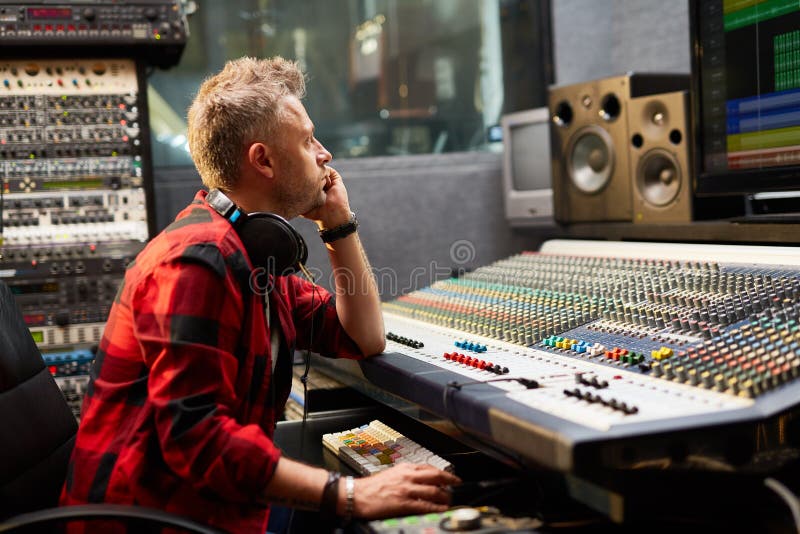 Working soundboard stock image. Image of button, musician - 81593949