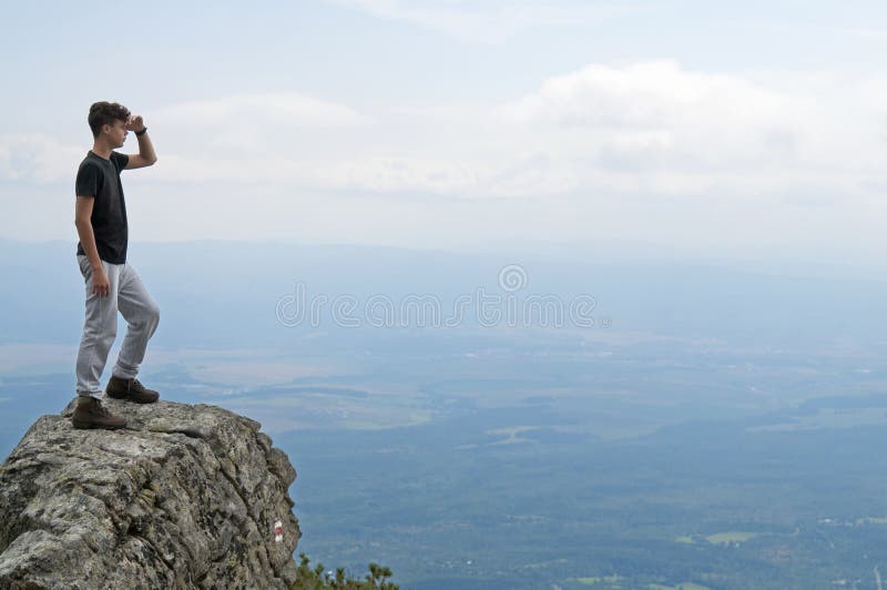 Looking in the distance stock image. Image of tourism - 63194305