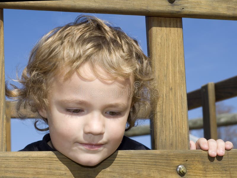 Looking Down stock image. Image of person, blonde, youth - 8563887