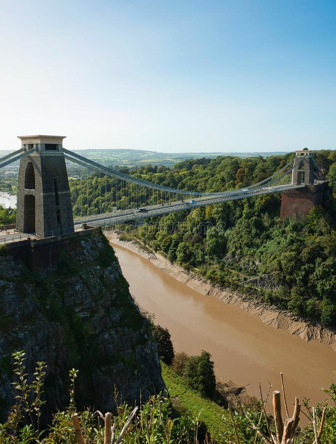 Clifton Suspension Bridge stock photo. Image of matching - 198128666