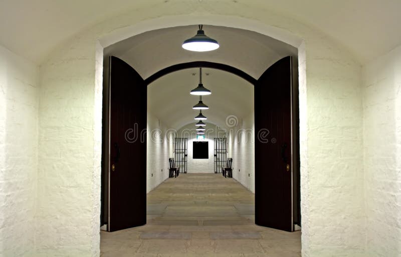 Old prison cell block stock photo. Image of incarceration - 30196276
