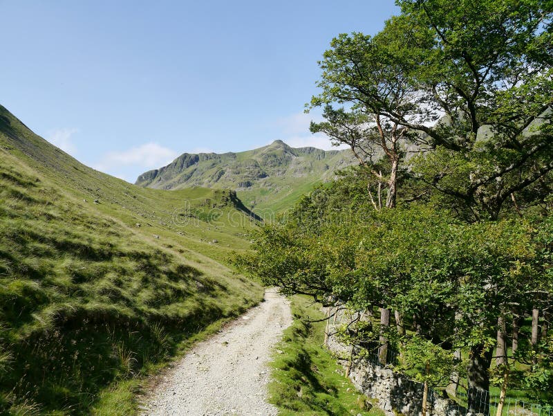 Looking Down Grisedale Valley, Lake District Stock Image - Image of ...