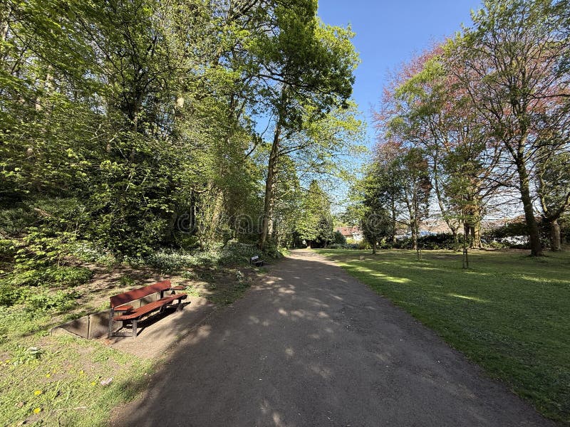 "Looking Down the Main Pathway in, Northcliffe Park, Shipley, UK ...