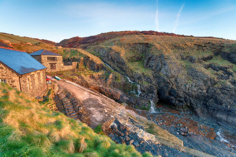 Church Cove from the Cliffs Stock Image - Image of cornish, cove: 120741965